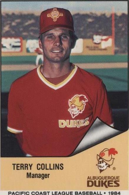 1984 Cramer Pacific Coast League - Terry Collins #167 (RC) for sale ...