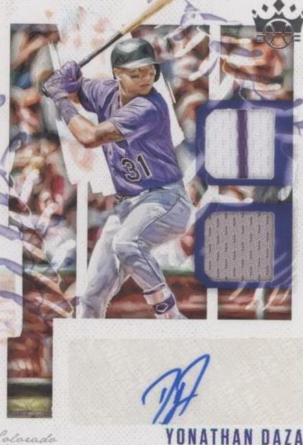 2020 Panini Diamond Kings - Dk Material Signatures Yonathan Daza #DKMS ...