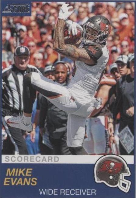 2019 Score - Mike Evans #275 Scorecard for sale online | eBay