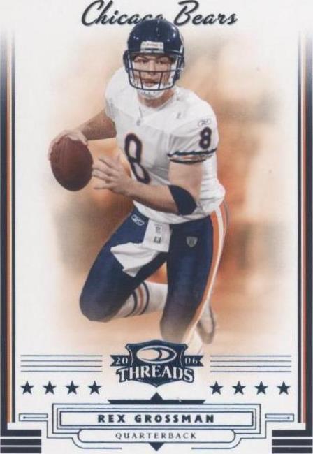 2006 Donruss Threads - Blue #148 Rex Grossman /200 for sale online | eBay