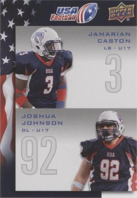 2014 Upper Deck USA Football - #117 Jamarian Caston, Joshua Johnson (RC ...
