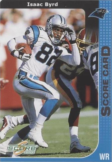 2002 Score - Scorecard #33 Isaac Byrd /400 for sale online | eBay