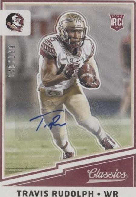2017 Panini Classics - Rookies Travis Rudolph #288 Significant ...