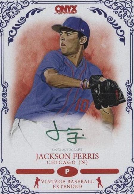 2022 Onyx Vintage Extended - Autographs Jackson Ferris #VAJF Green Ink ...