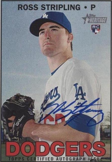 2016 Topps Heritage High Number - Real One Autographs Ross Stripling # ...