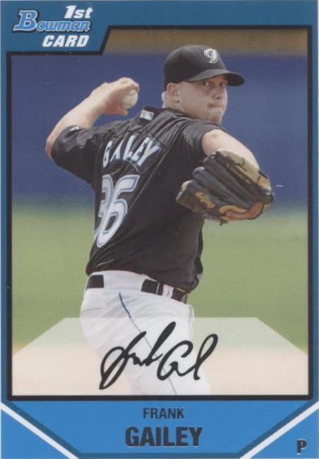 2007 Bowman Draft Picks & Prospects - Prospects Frank Gailey #BDPP39 ...