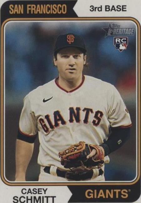 2023 Topps Heritage High Number - Casey Schmitt #643 (RC) for sale ...
