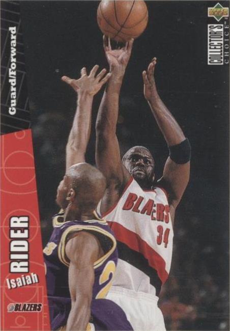 1996-97 Upper Deck Collector's Choice - #316 Isaiah Rider for sale ...