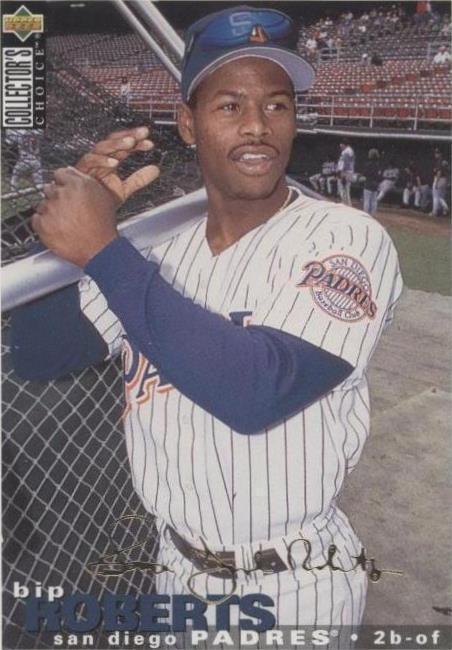 1995 Upper Deck Collector's Choice - Bip Roberts #352 Gold Foil ...