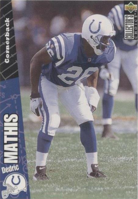 1996 Upper Deck Collector's Choice Update - Dedric Mathis #U193 (RC ...