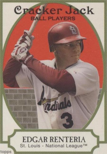 2005 Topps Cracker Jack - Cardinals #221 Edgar Renteria for sale online ...