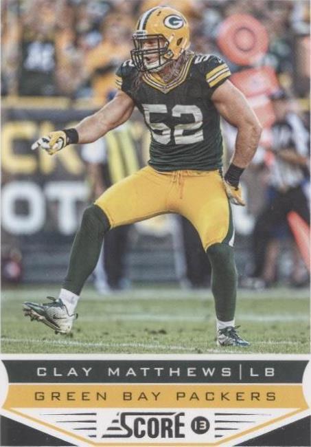 2013 Score - Clay Matthews #80 for sale online | eBay