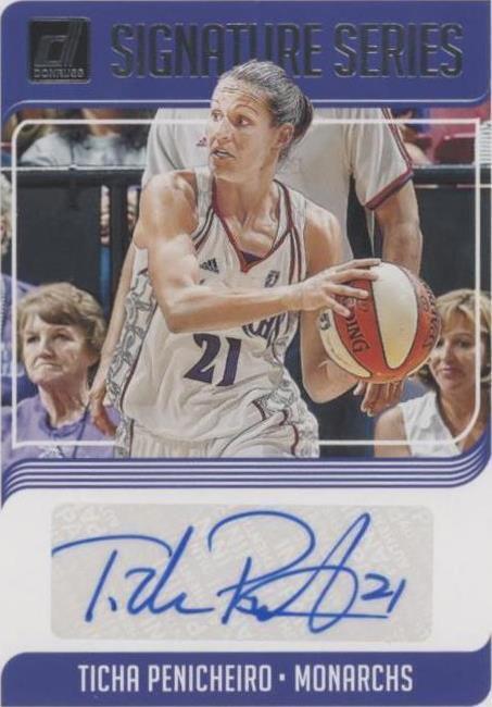 2019 Panini Donruss WNBA - Signature Series Ticha Penicheiro #SS-TPC ...