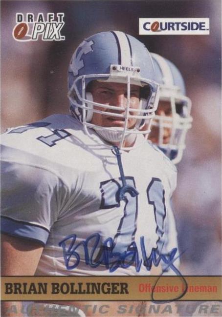 1992 Courtside Draft Pix - Autographs #36 Brian Bollinger (AU, RC) for ...