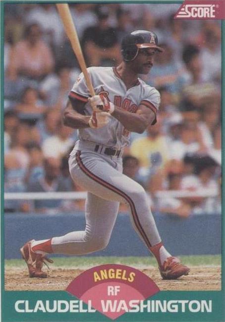 1989 Score Rookie & Traded - Claudell Washington #10T for sale online ...