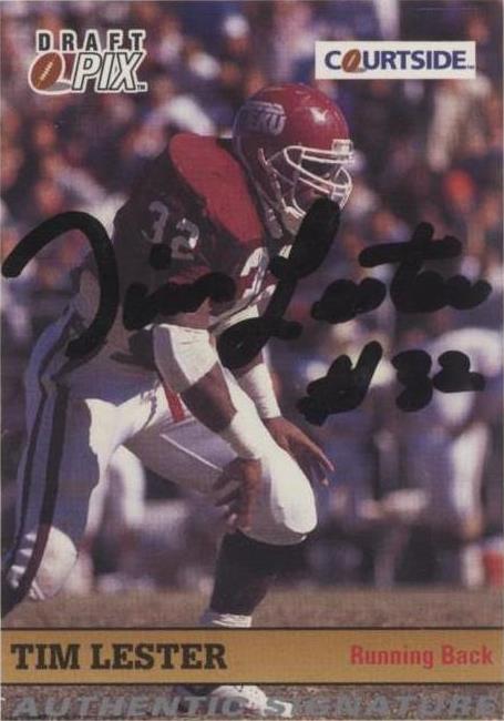 1992 Courtside Draft Pix - Autographs #73 Tim Lester (AU, RC) for sale ...