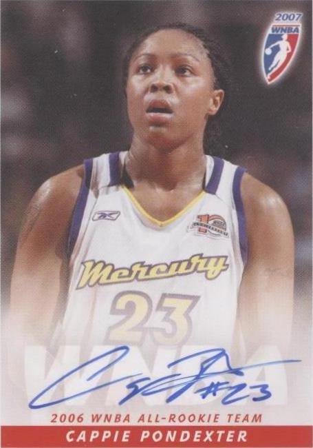 2007 Rittenhouse WNBA - Autographs All-Rookie Team Cappie Pondexter (AU ...
