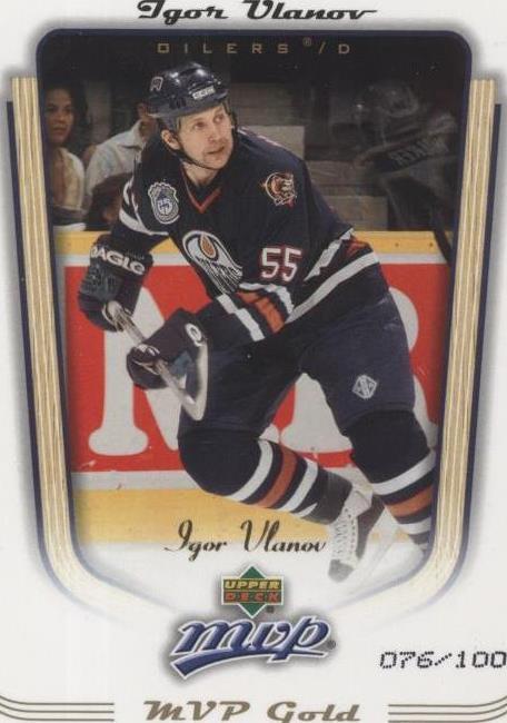 2005-06 Upper Deck MVP - MVP Gold #163 Igor Ulanov /100 for sale online ...