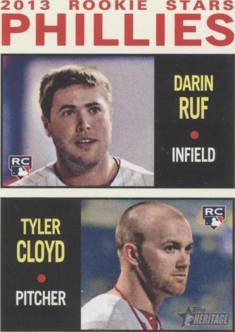2013 Topps Heritage - Rookie Stars Darin Ruf, Tyler Cloyd #243 (RC) for ...