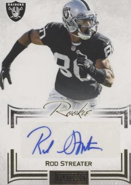 2012 Panini Playbook - Rookie Signatures Gold #158 Rod Streater /49 (AU ...