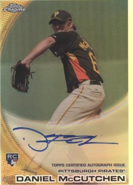 2010 Topps Chrome - Daniel McCutchen #209 Rookie Autographs Refractor ...