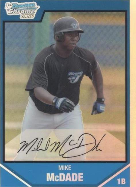 2007 Bowman Draft Picks & Prospects - Chrome Draft Picks Mike McDade # ...