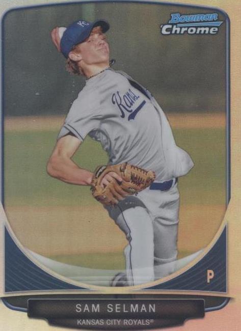 2013 Bowman - Prospects Chrome Sam Selman #BCP110 Refractor /500 (RC ...