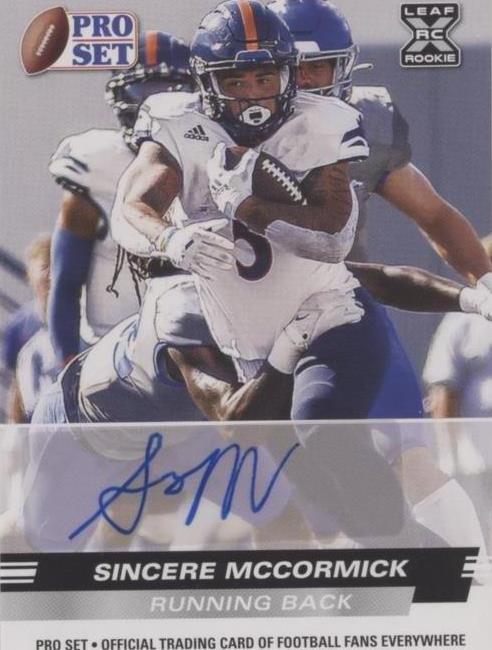2022 Leaf Pro Set Draft - Autographs #PSA-SM2 Sincere McCormick (AU, RC ...