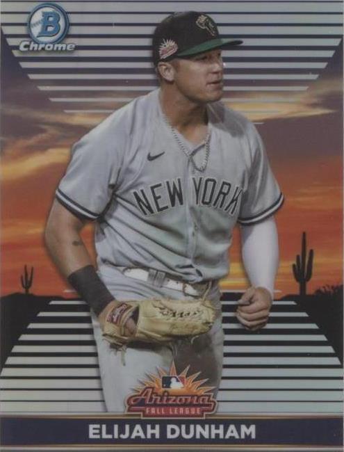 2022 Bowman Chrome - 2021 Afl Fall Stars Elijah Dunham #AFLS-4 (RC) for ...