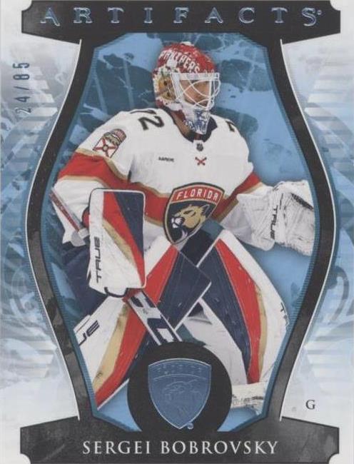 2023-24 Upper Deck Artifacts - Goalies Light Blue Steel #152 Sergei ...