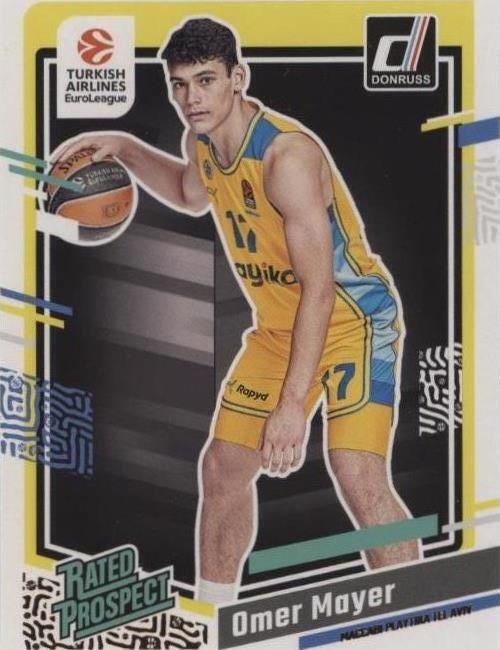 2023-24 Panini Donruss EuroLeague - Rated Prospects Omer Mayer #157 (RC ...