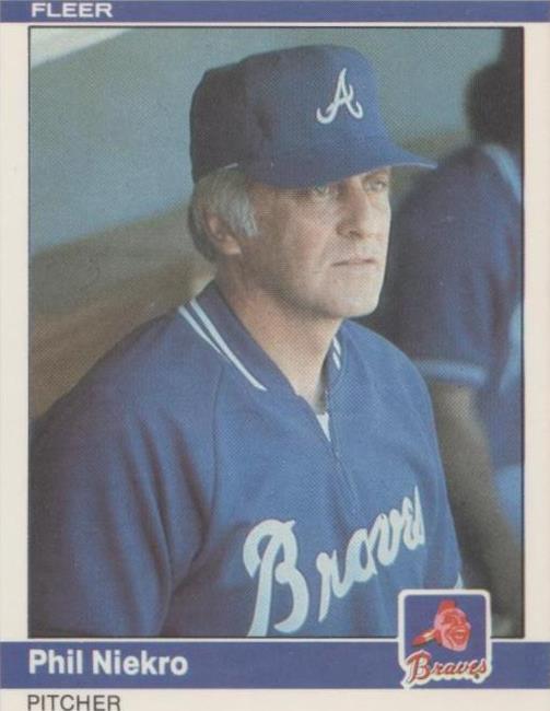 1984 Fleer - #187 Phil Niekro for sale online | eBay