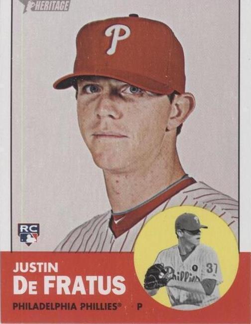 2012 Topps Heritage - Justin De Fratus #192 (RC) for sale online | eBay
