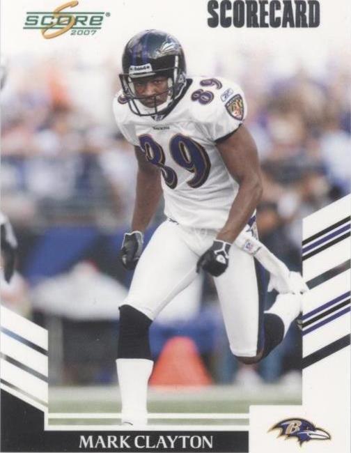 2007 Score - Mark Clayton #185 Scorecard /750 for sale online | eBay