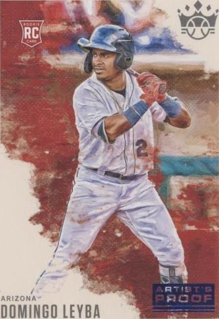 2020 Panini Diamond Kings - Domingo Leyba #68 Artist Proof Blue (RC ...