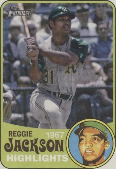 2018 Topps Heritage High Number - Reggie Jackson Highlights Reggie ...