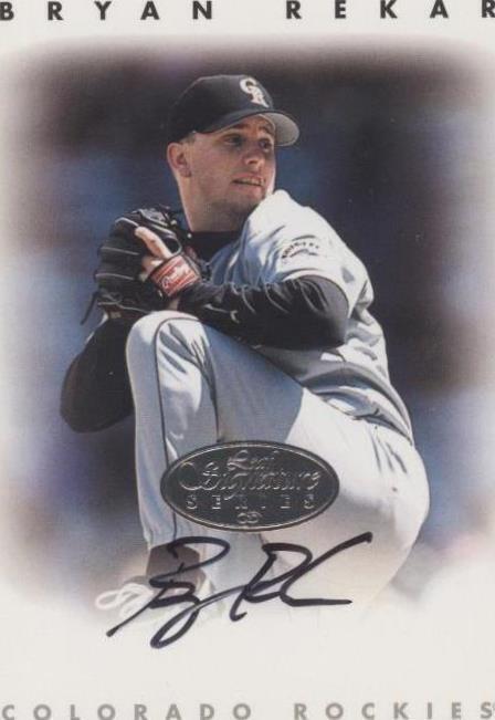 1996 Leaf Signature Series - Autographs Bryan Rekar Silver (AU) for ...