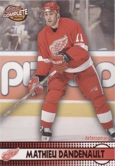 2002-03 Pacific Complete - Red #371 Mathieu Dandenault /100 for sale ...