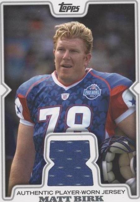 2008 Topps - Retail Relics #R-MB Matt Birk (MEM) for sale online | eBay