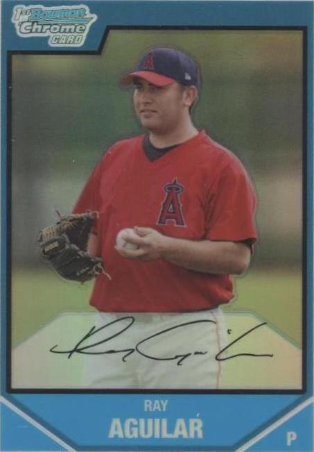 2007 Bowman Chrome - Prospects Refractor #BC65 Ray Aguilar /500 (RC ...