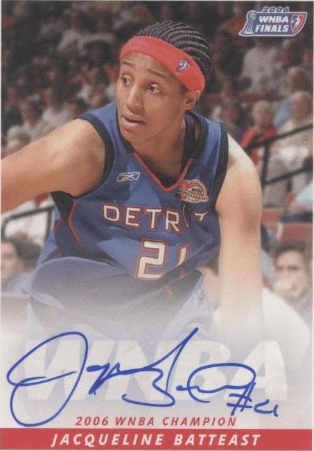 2007 Rittenhouse WNBA - Autographs WNBA Champion Jacqueline Batteast ...