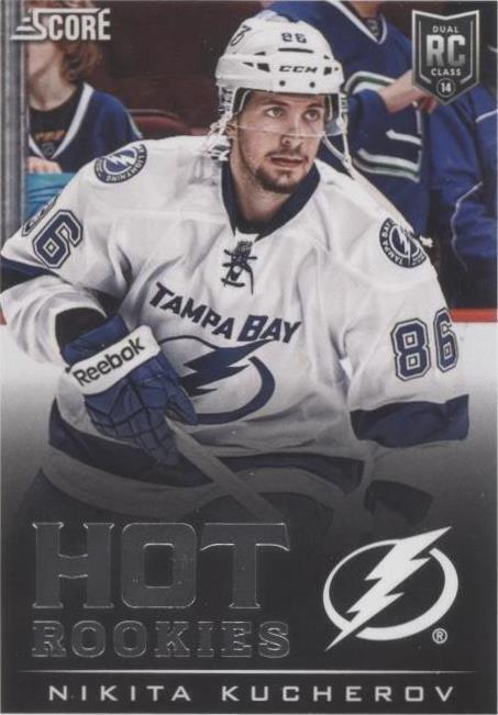 2013-14 Panini Rookie Anthology - Score Update Nikita Kucherov #705 (RC ...