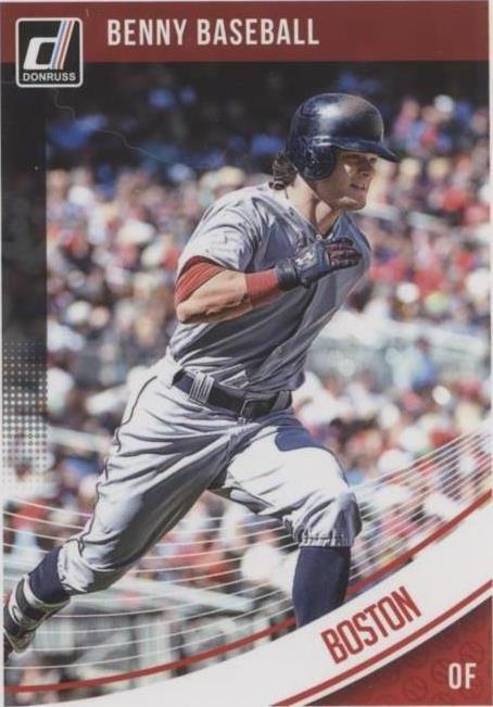 2018 Panini Donruss - Variations Andrew Benintendi #169 Running, "Benny ...