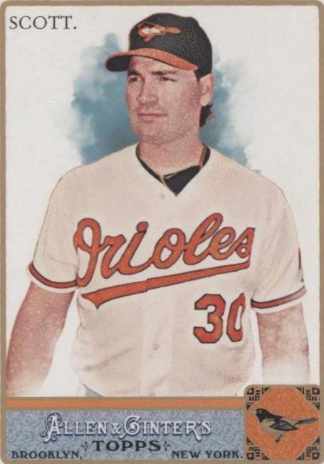 2011 Topps Allen & Ginter's - Luke Scott #78 Glossy /999 for sale ...