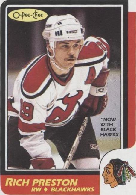 1986-87 O-Pee-Chee - Rich Preston #61 for sale online | eBay