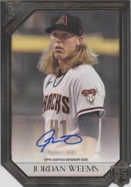 2021 Topps Gallery - Rookie Autographs Jordan Weems #RA-JW (AU, RC) for ...