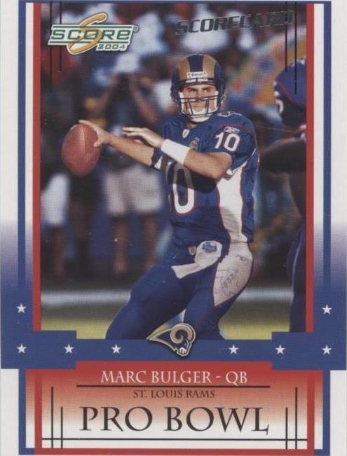 2004 Score - Pro Bowl Scorecard #344 Marc Bulger /625 for sale online ...