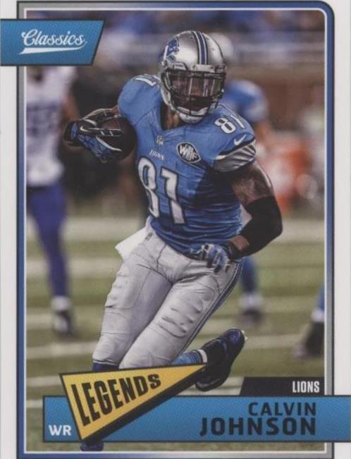 2018 Panini Classics - Legends Calvin Johnson #129 for sale online | eBay