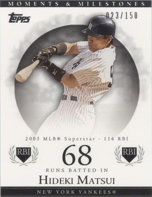 2007 Topps Moments & Milestones - 2005 MLB Superstar - 116 RBI #97-68 ...