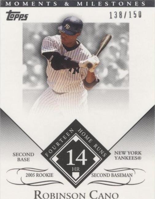 2007 Topps Moments & Milestones - 2005 Rookie Second Baseman - 14 Home ...